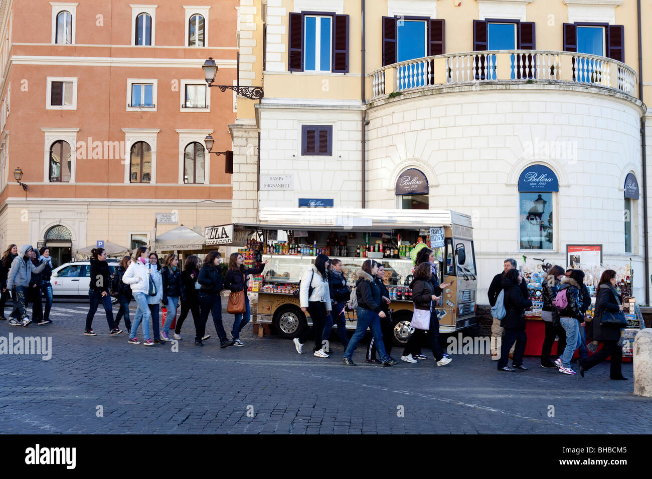 school party in Rome Stock Photo - Alamy