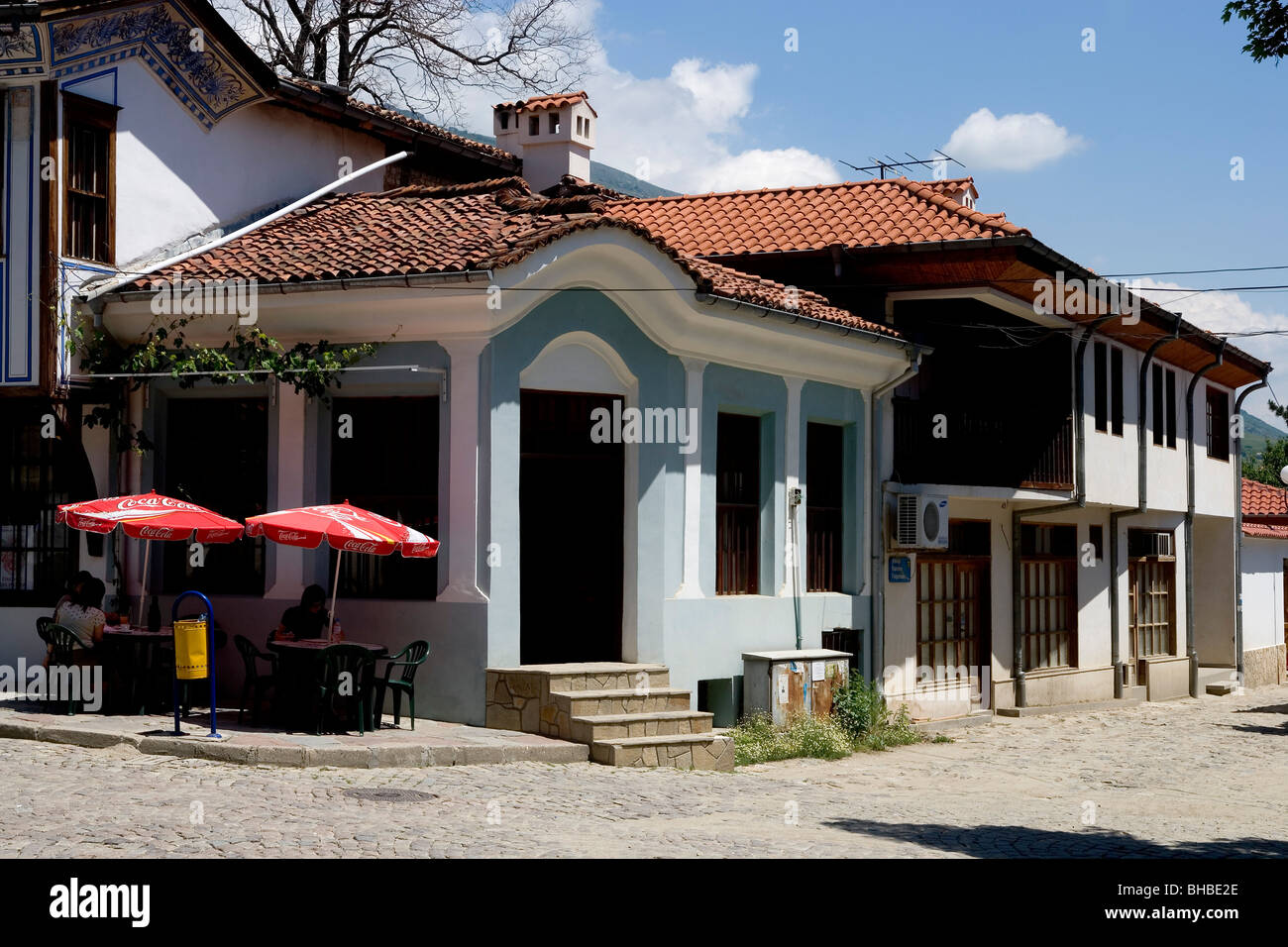 Bulgaria,Karlovo,Old Town,Typical houses Stock Photo - Alamy