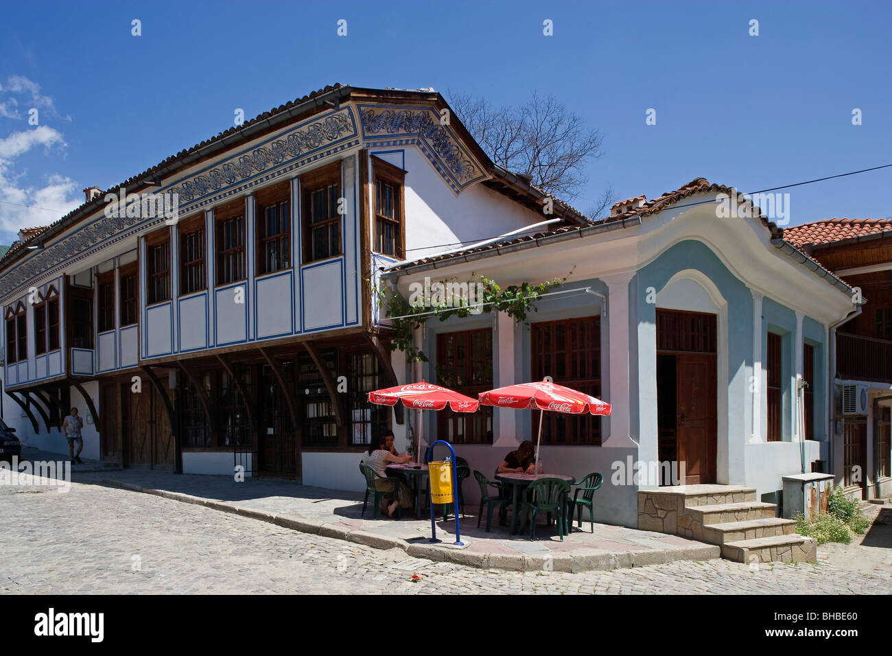 Bulgaria,Karlovo,Old Town,Typical houses Stock Photo - Alamy
