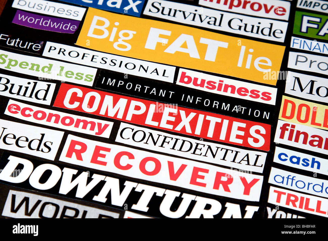 World newspapers collage hi-res stock photography and images - Alamy