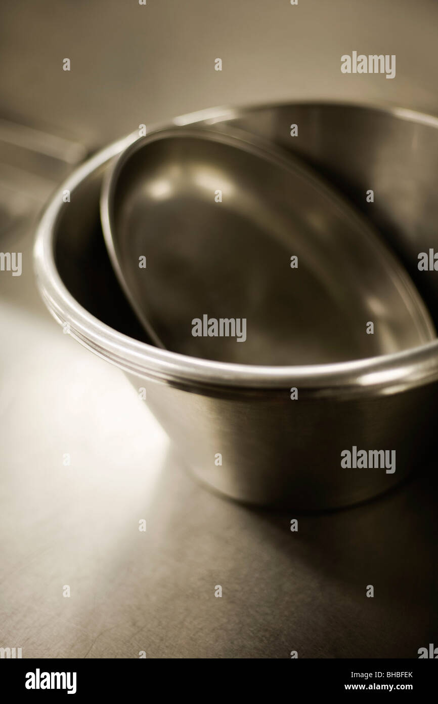 A metal bowl Stock Photo - Alamy
