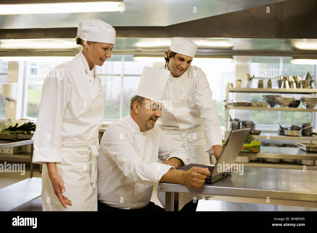 Three chefs hi-res stock photography and images - Alamy