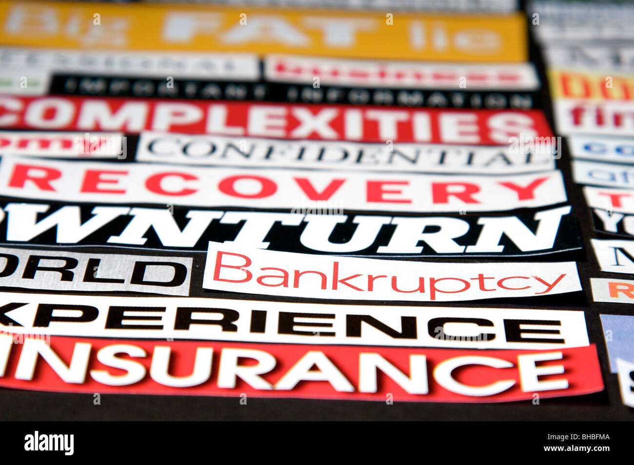 Current events headlines from newspapers and magazines Stock Photo - Alamy