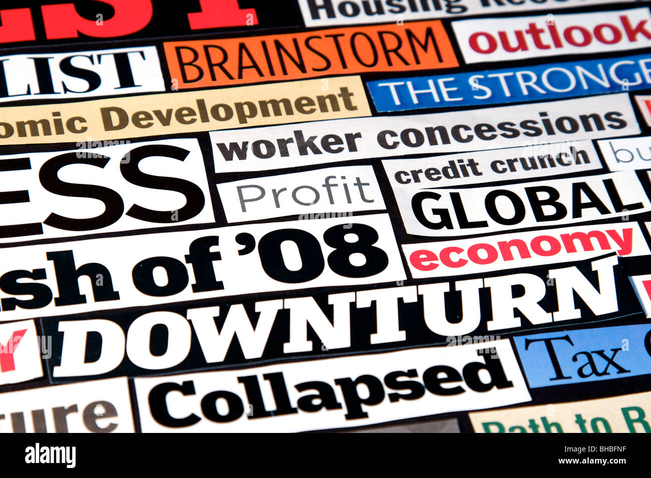 World newspapers collage hi-res stock photography and images - Alamy