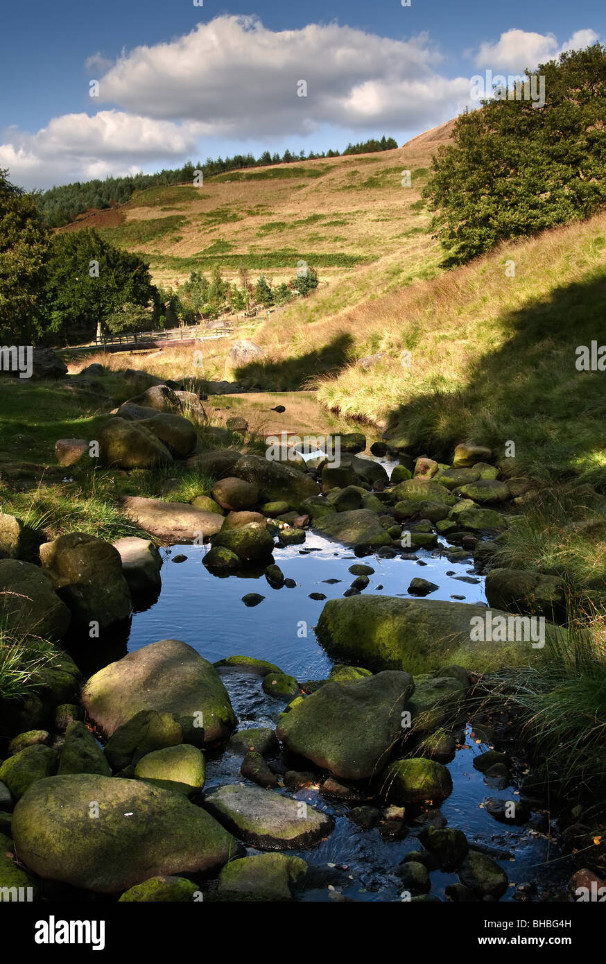 Brook hills stream valley hi-res stock photography and images - Alamy