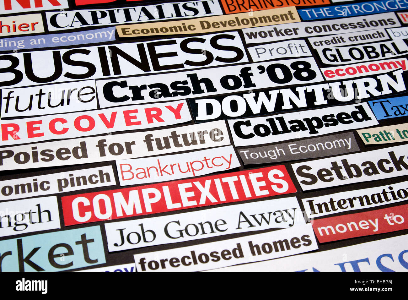 World newspapers collage hi-res stock photography and images - Alamy