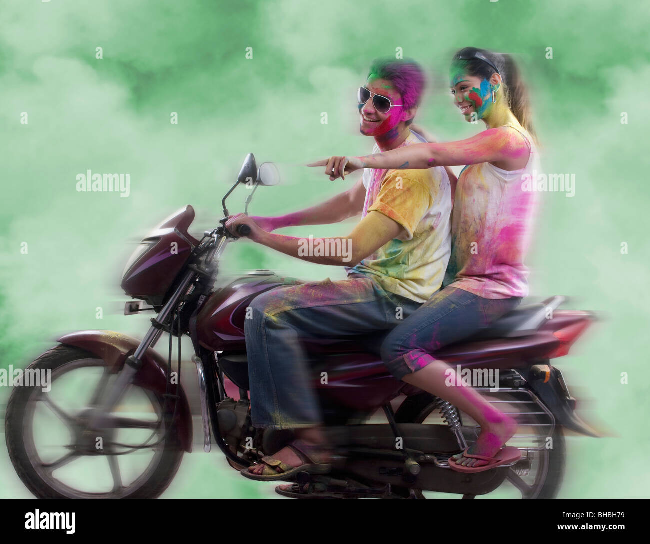 2 people on a motorcycle hi-res stock photography and images - Alamy