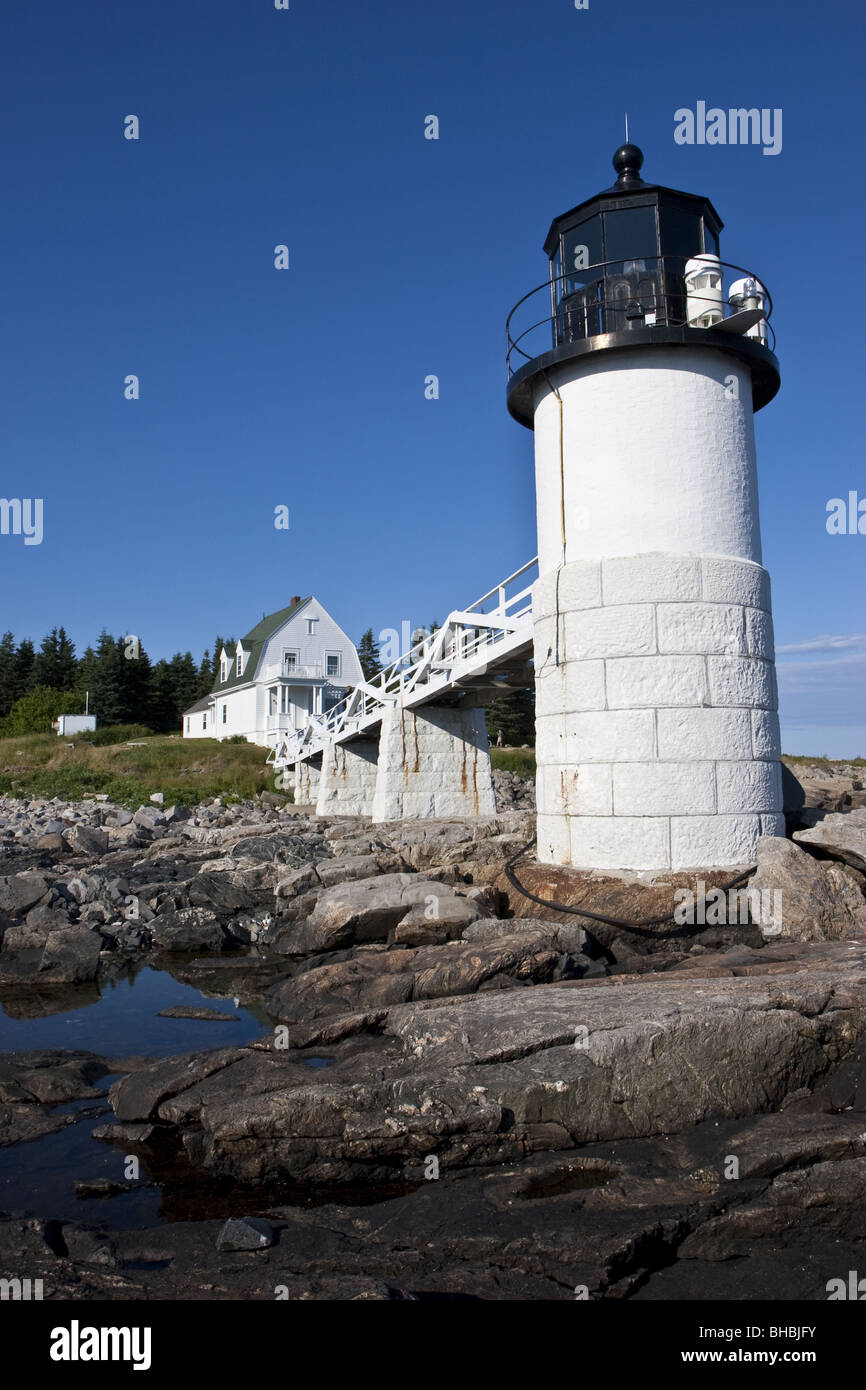 Marshall Point Lighthouse, Port Clyde, Maine Stock Photo - Alamy