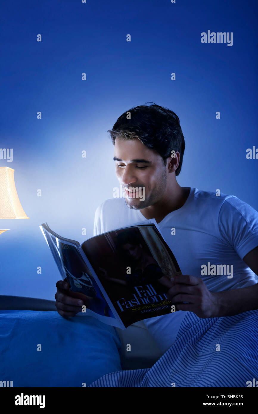 Person Reading Magazine