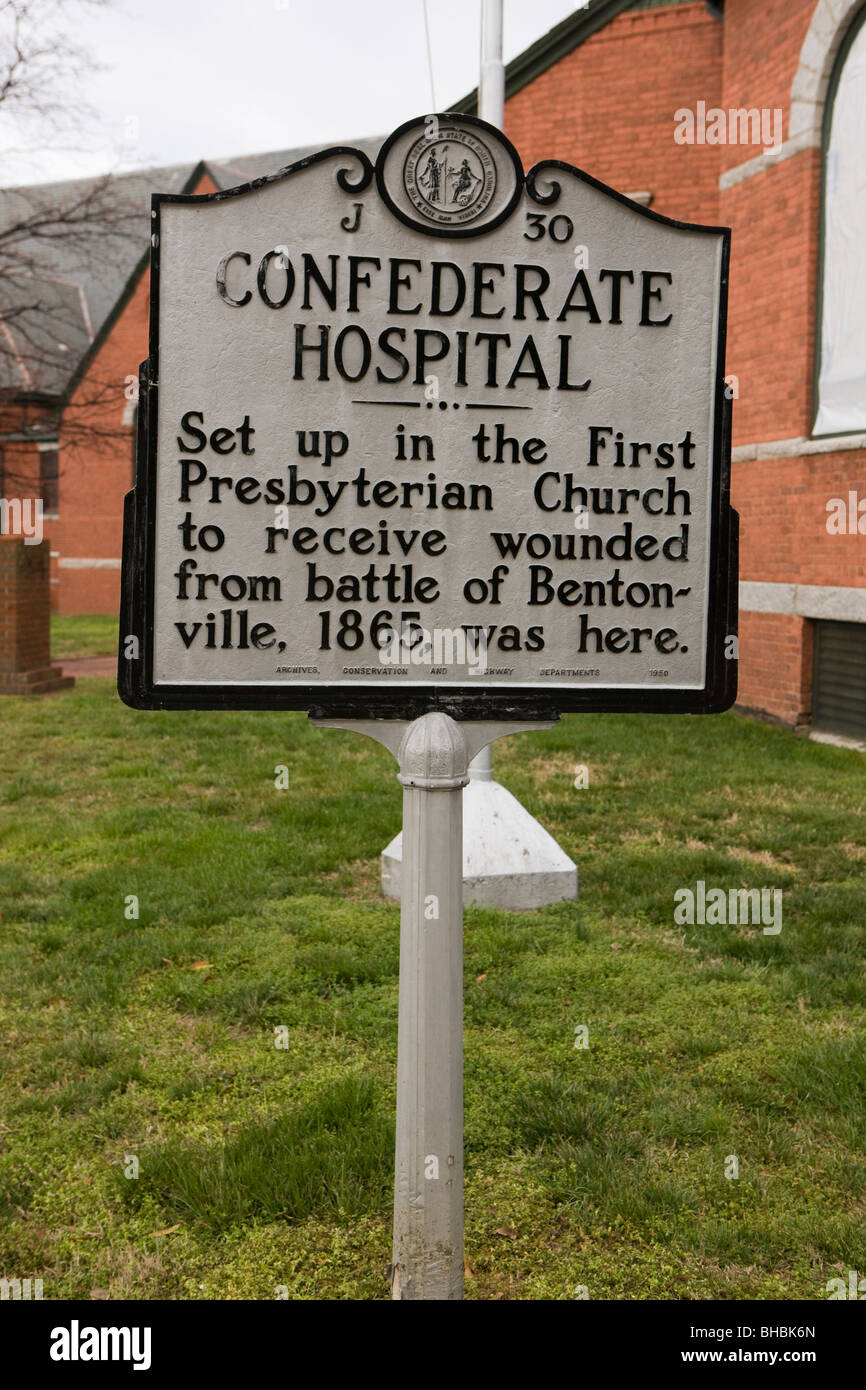 Confederate Hospital in First Presbyterian Church to receive wounded ...