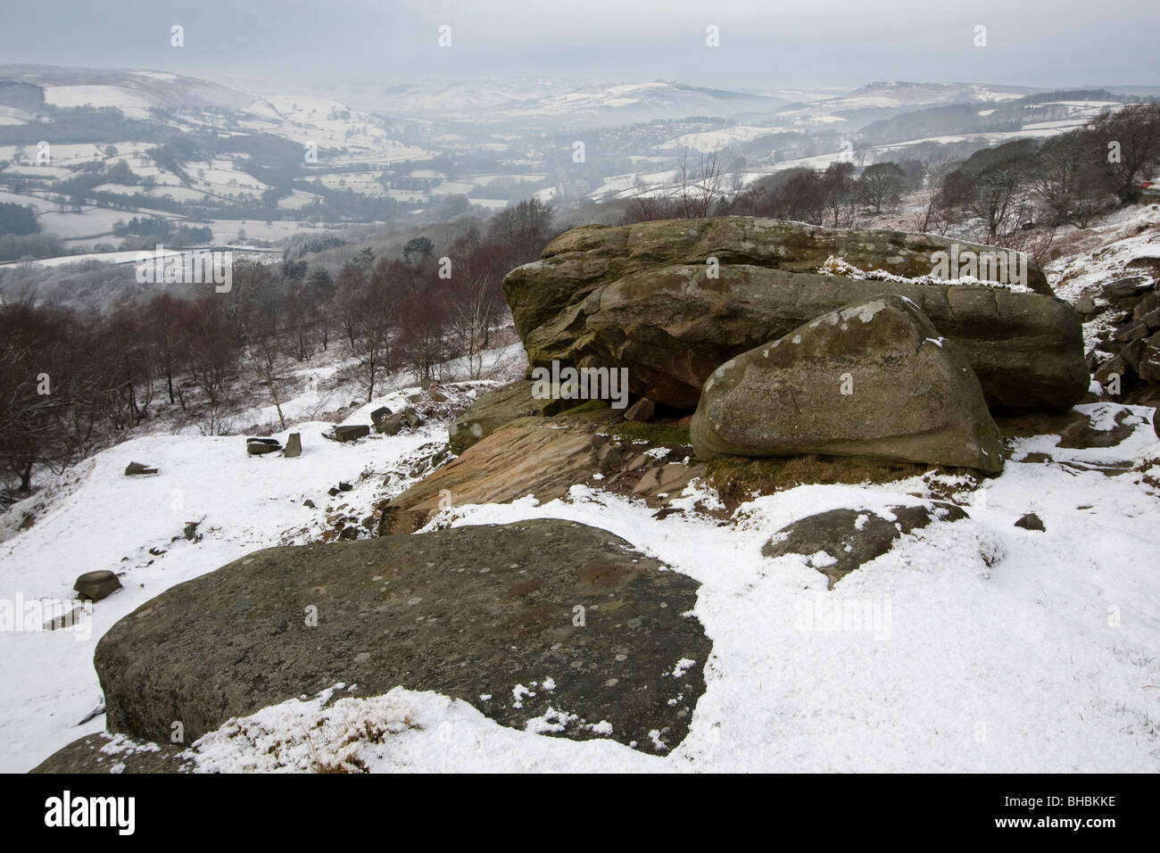 high peak near hathersage derbyshire peak district england uk gb Stock ...
