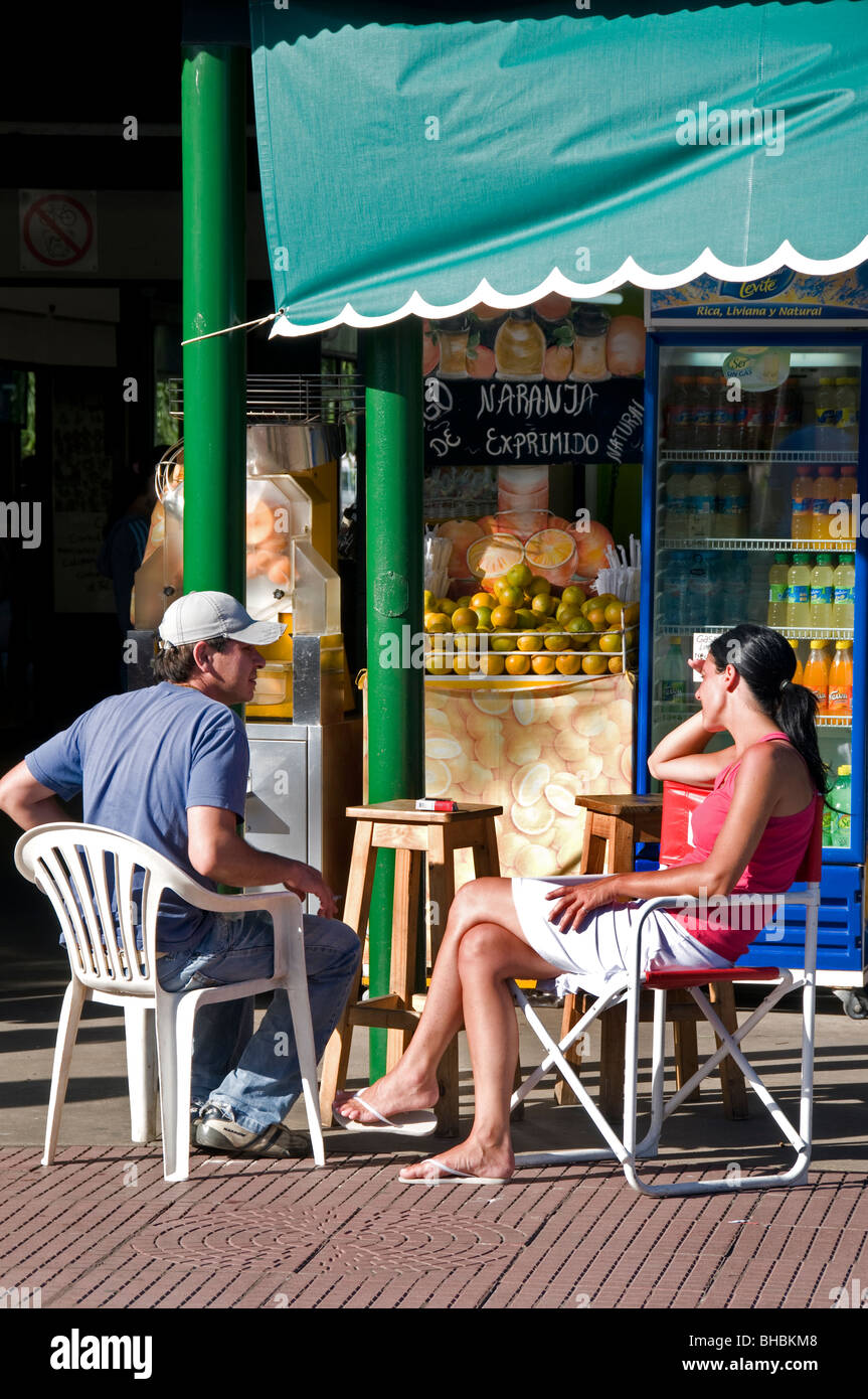 Puerto de Frutos street market Tigre Argentina 17 miles north of Buenos ...