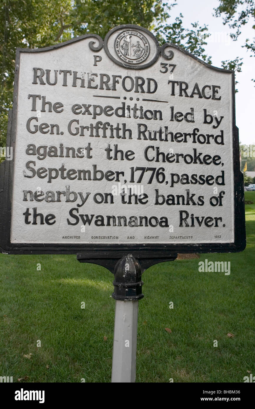 RUTHERFORD TRACE The expedition led by Gen. Griffith Rutherford against ...