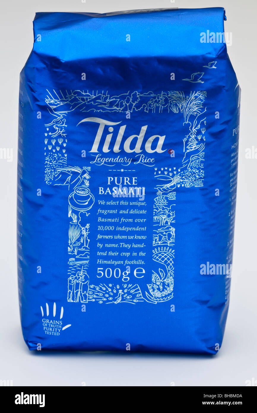 Basmati rice packet hi-res stock photography and images - Alamy