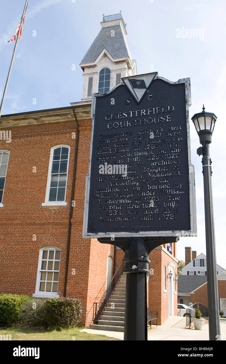 CHESTERFIELD COURTHOUSE Chesterfield County's first courthouse was ...