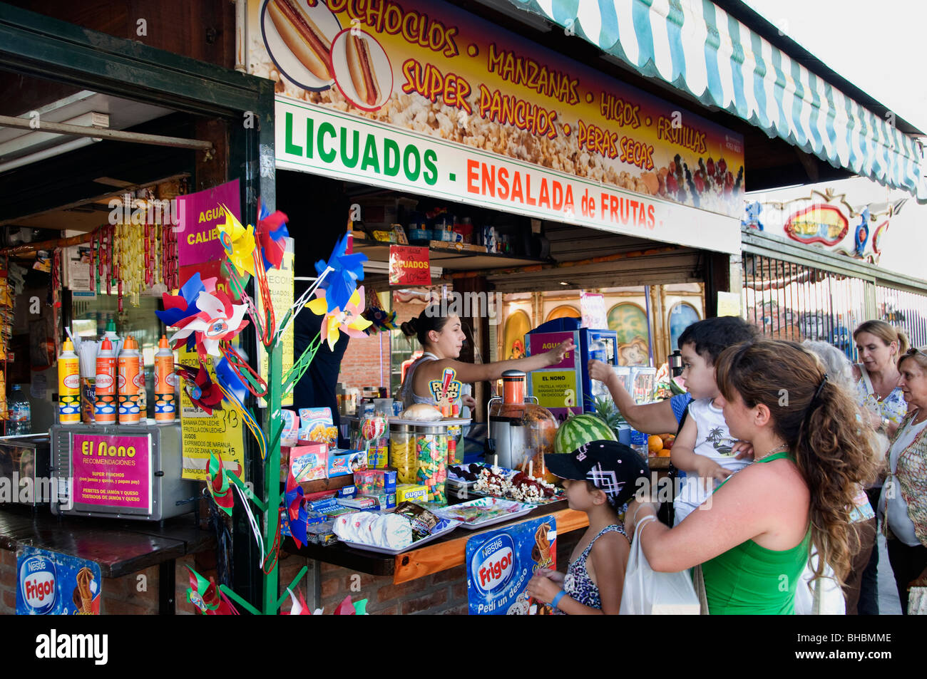 Puerto de Frutos street market Tigre Argentina 17 miles north of Buenos ...