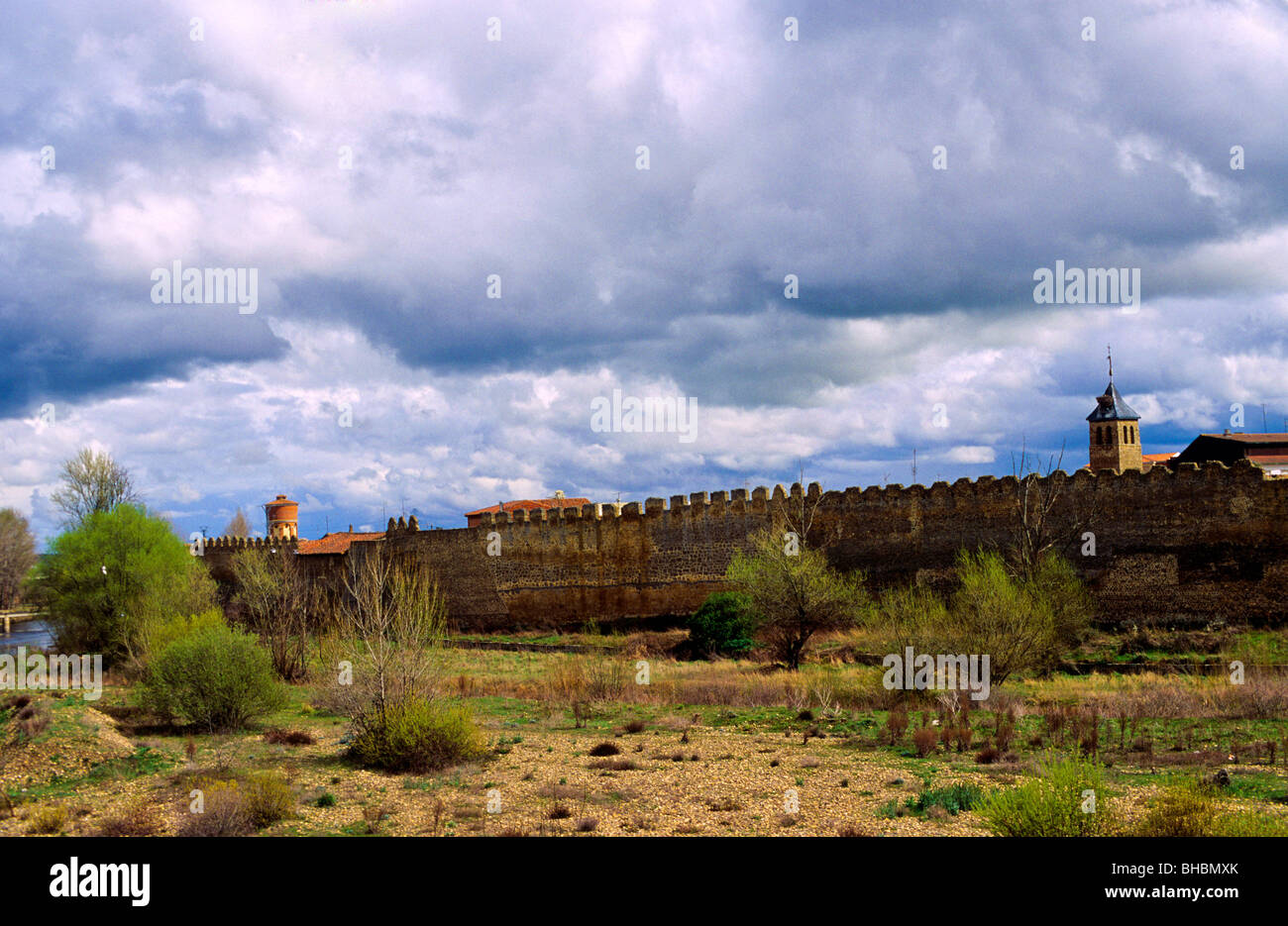 Mansilla de las mulas, Leon. Castile. Spain Stock Photo - Alamy