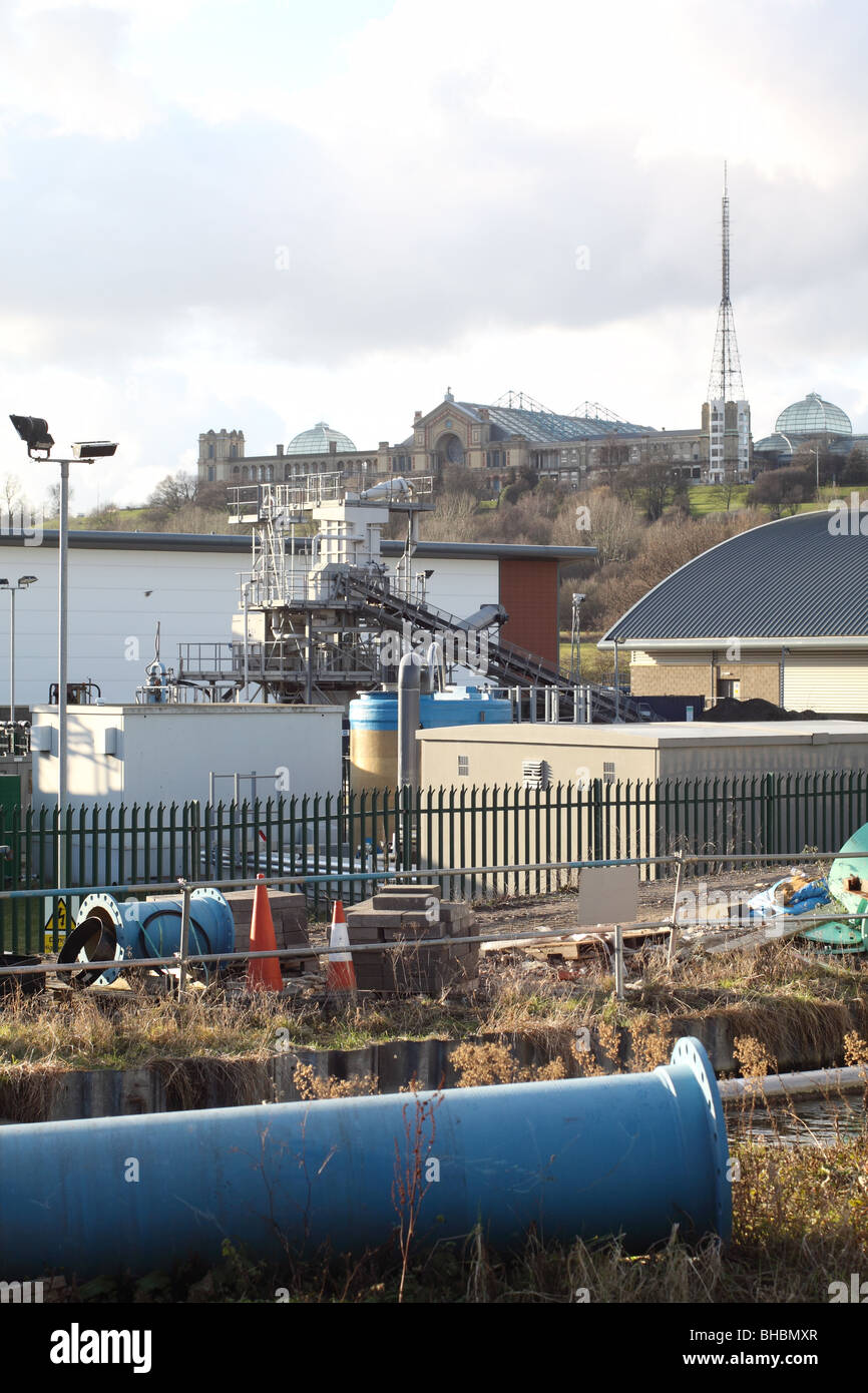 A building development on the site of an old reservoir in Wood Green ...