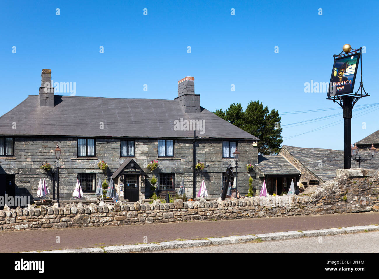 Jamaica Inn on Bodmin Moor at Bolventor, Cornwall Stock Photo - Alamy