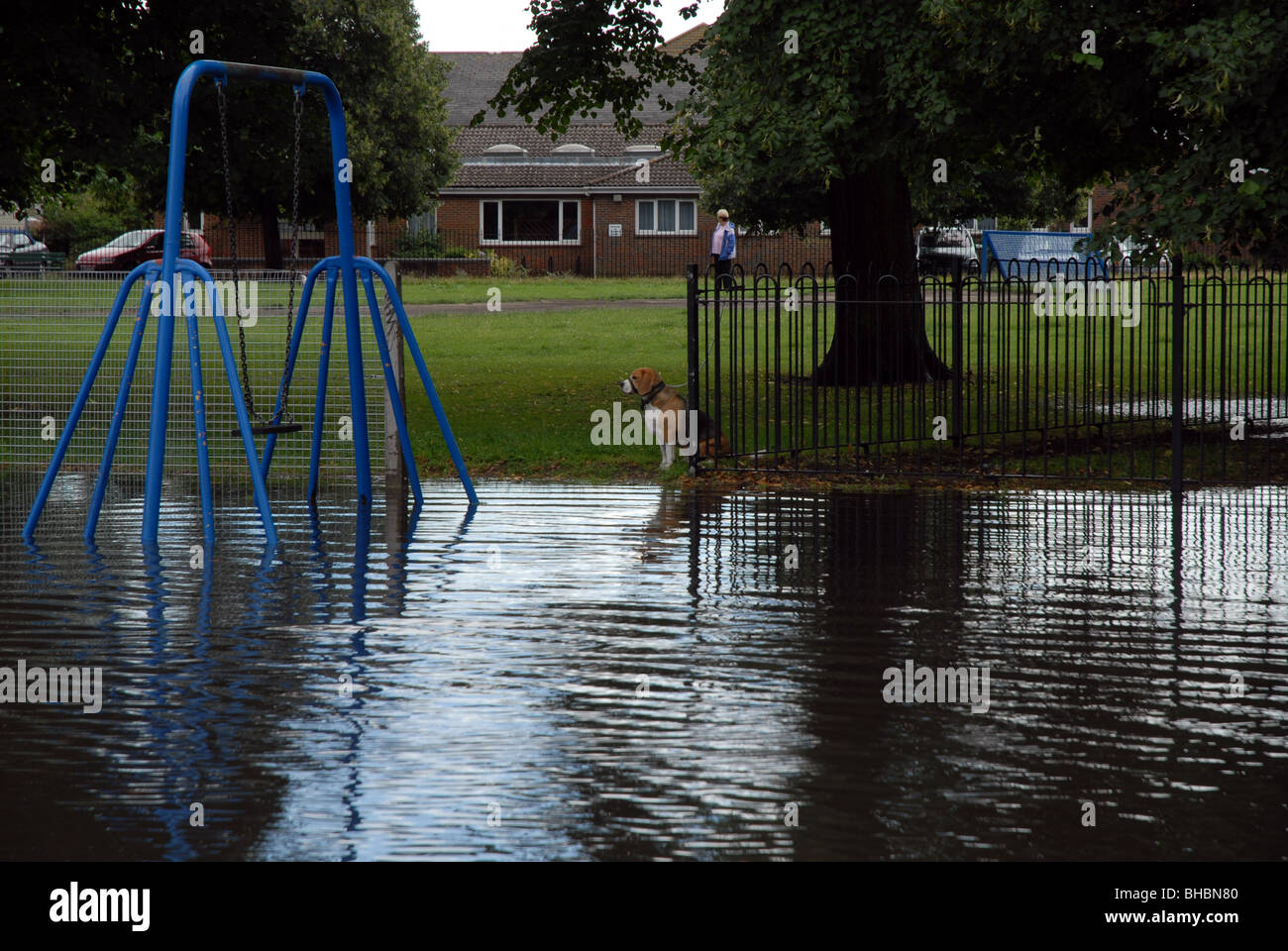 Flooded playground hi-res stock photography and images - Alamy