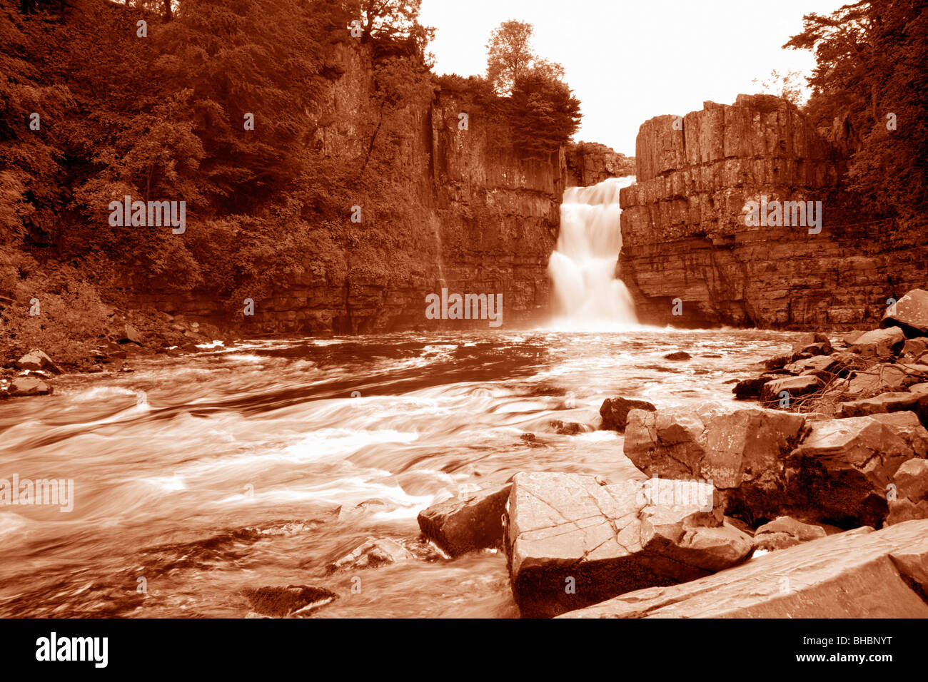 Middleton-in-Teesdale, County Durham, England. High Force, England's ...