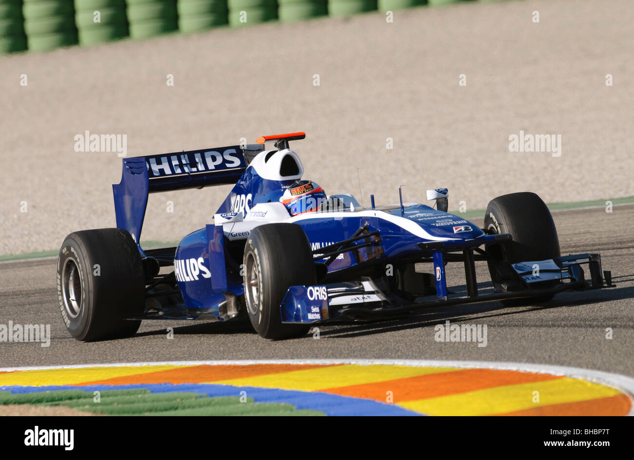 Rubens BARRICHELLO (BRA) driving in the Williams FW31 Formula One ...