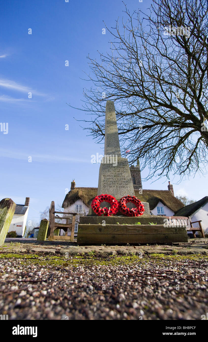 The Square Sheepwash Village Stock Photo - Alamy