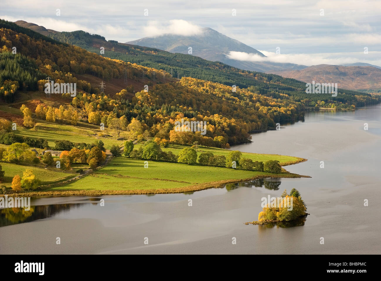 Autumn at Loch Tummel, Perthshire, Scotland Stock Photo - Alamy