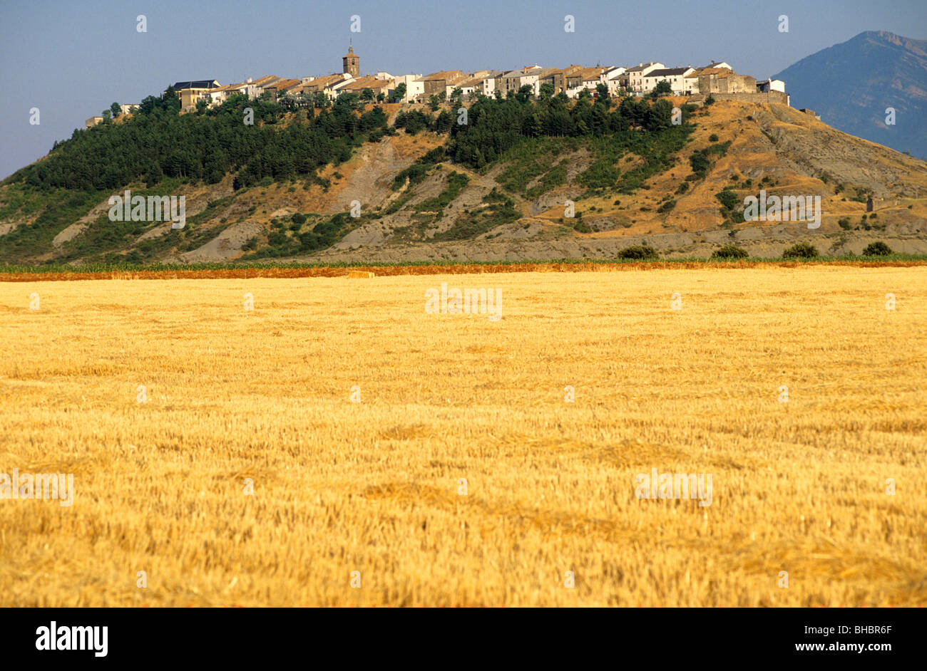 Berdun village in Huesca Aragon Pyrenees of Spain Stock Photo - Alamy