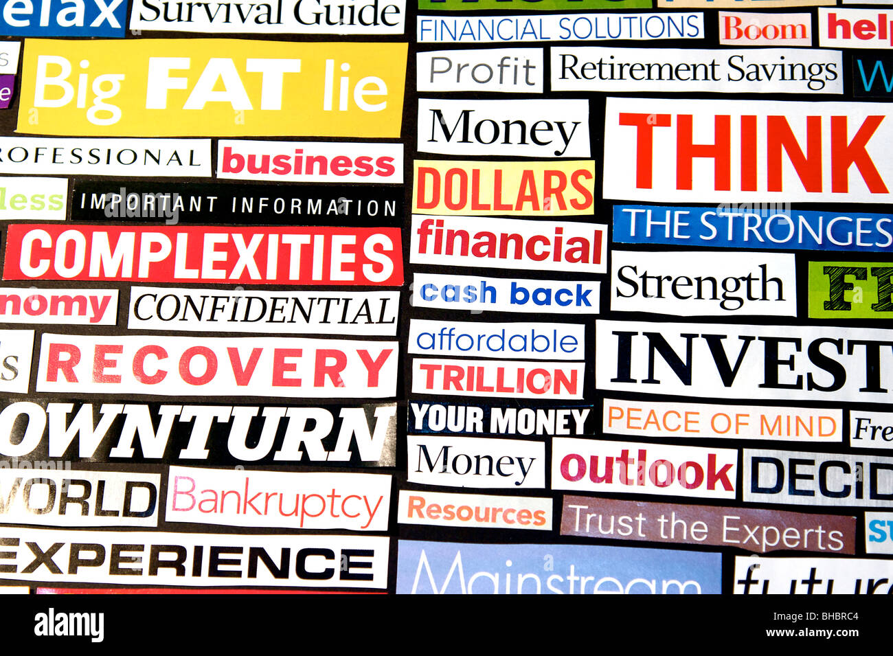 World newspapers collage hi-res stock photography and images - Alamy