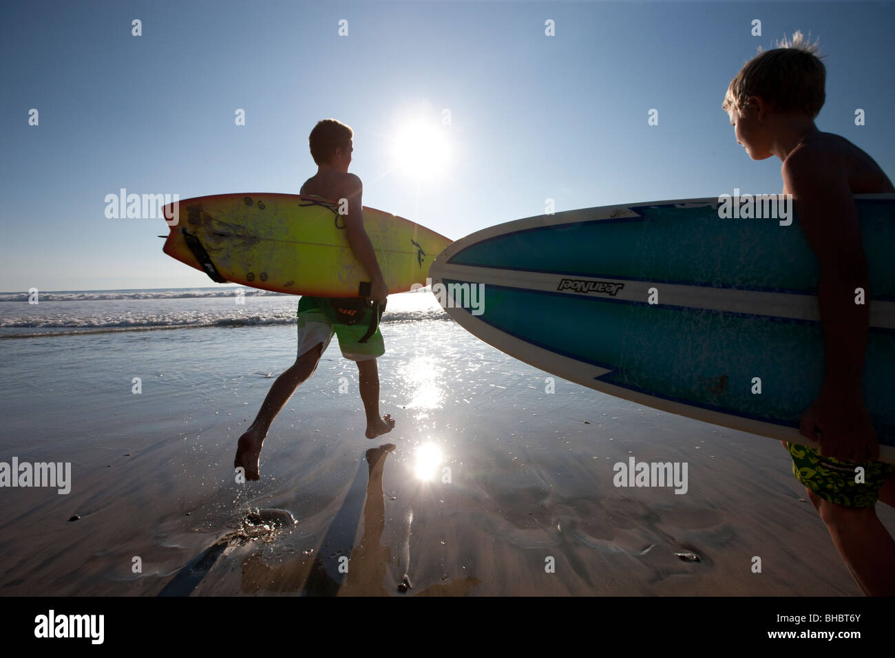 Surfers in Costa Rica, Central America Stock Photo - Alamy