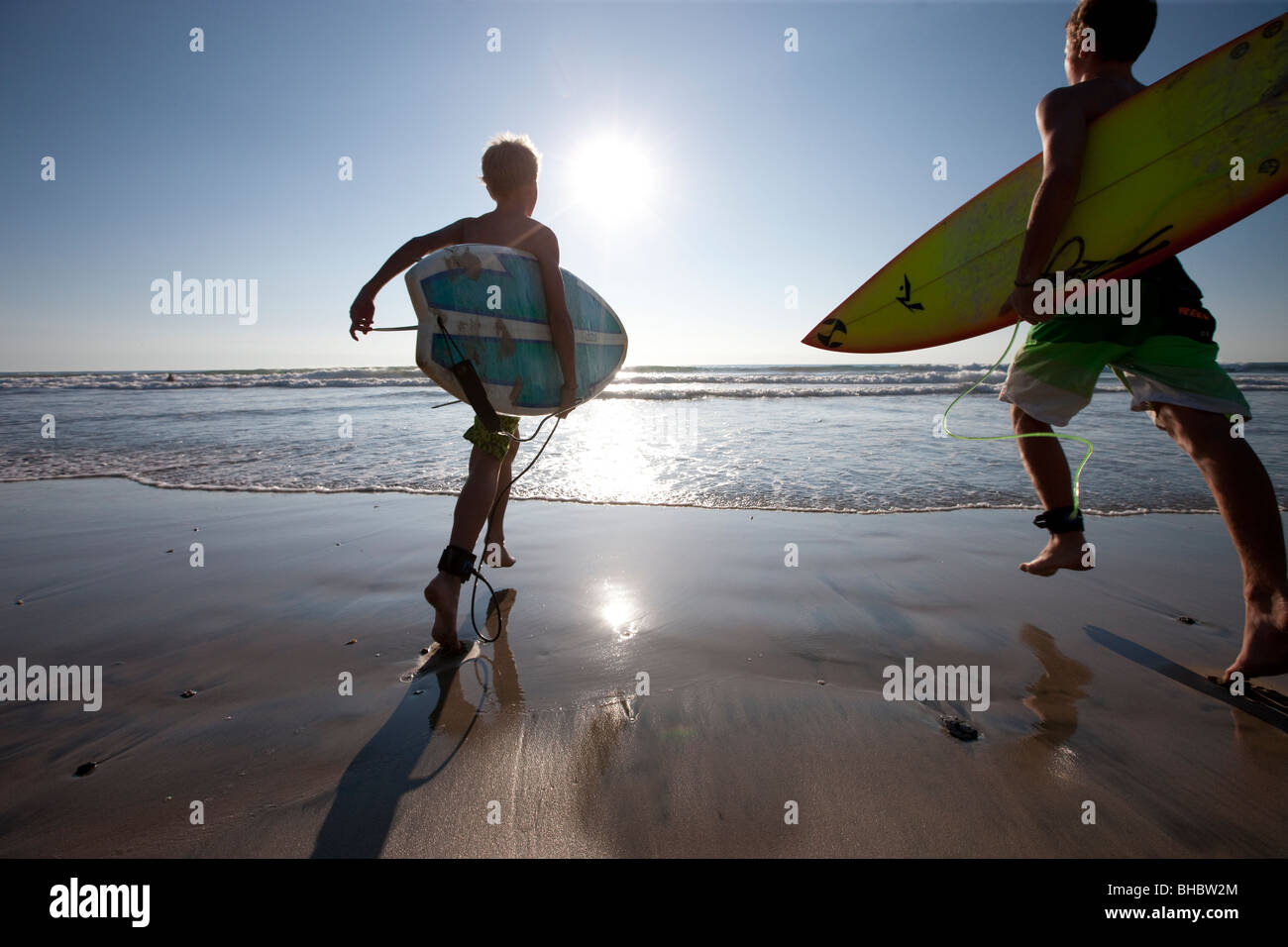 Surfers in Costa Rica, Central America Stock Photo - Alamy