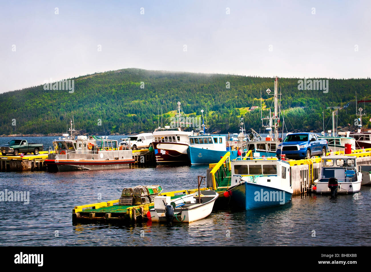 Newfoundland fishing boats hi-res stock photography and images - Alamy