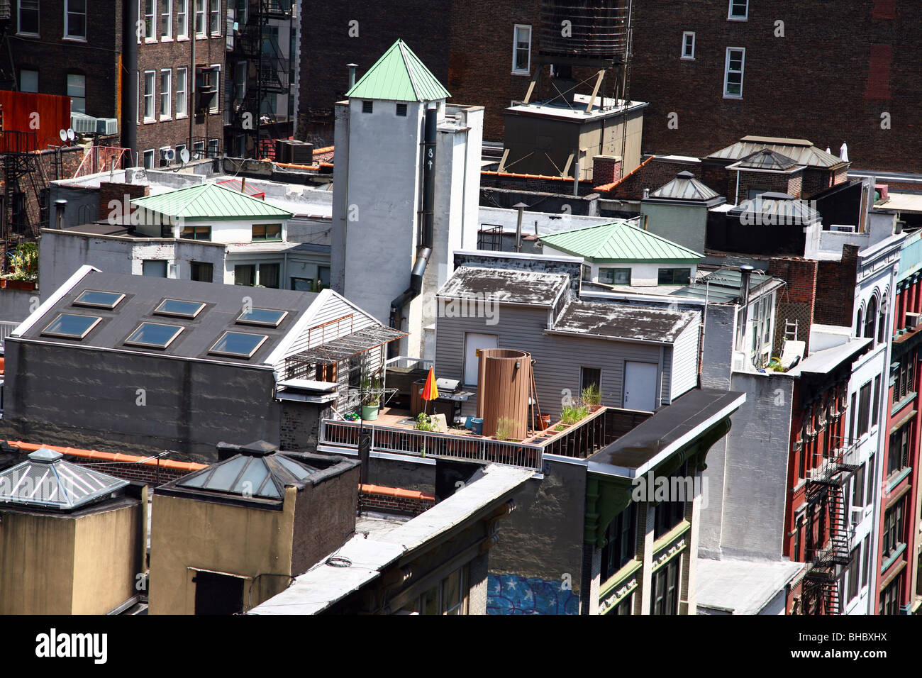 Rooftops new york hi-res stock photography and images - Alamy