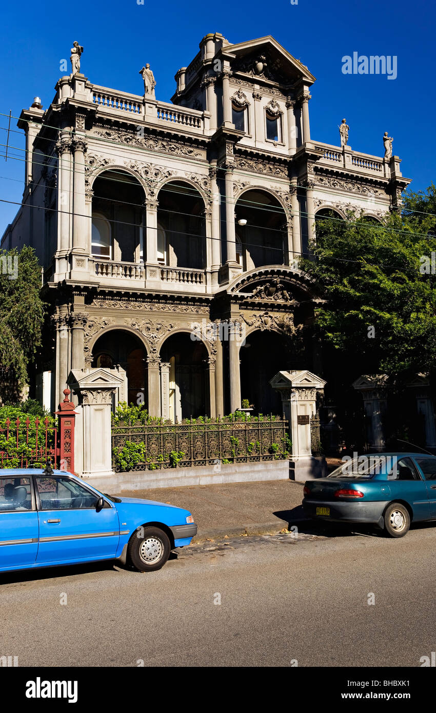 Architecture / An early Victorian Italianate mansion circa 1893 in the ...