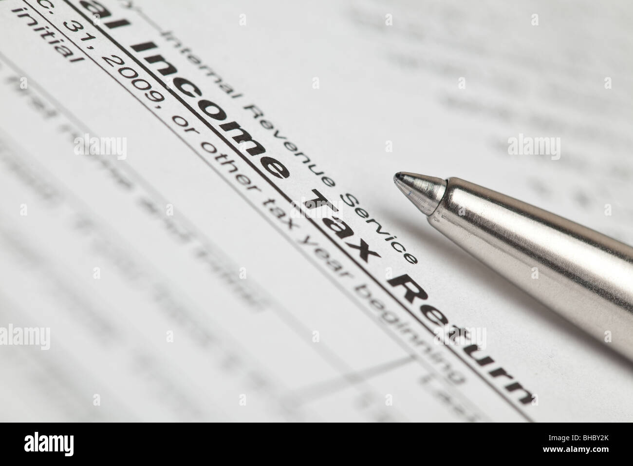 1040 Tax Form Stock Photo - Alamy