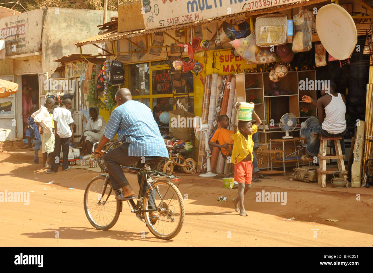 Serrekunda is the biggest town, The Gambia Stock Photo - Alamy
