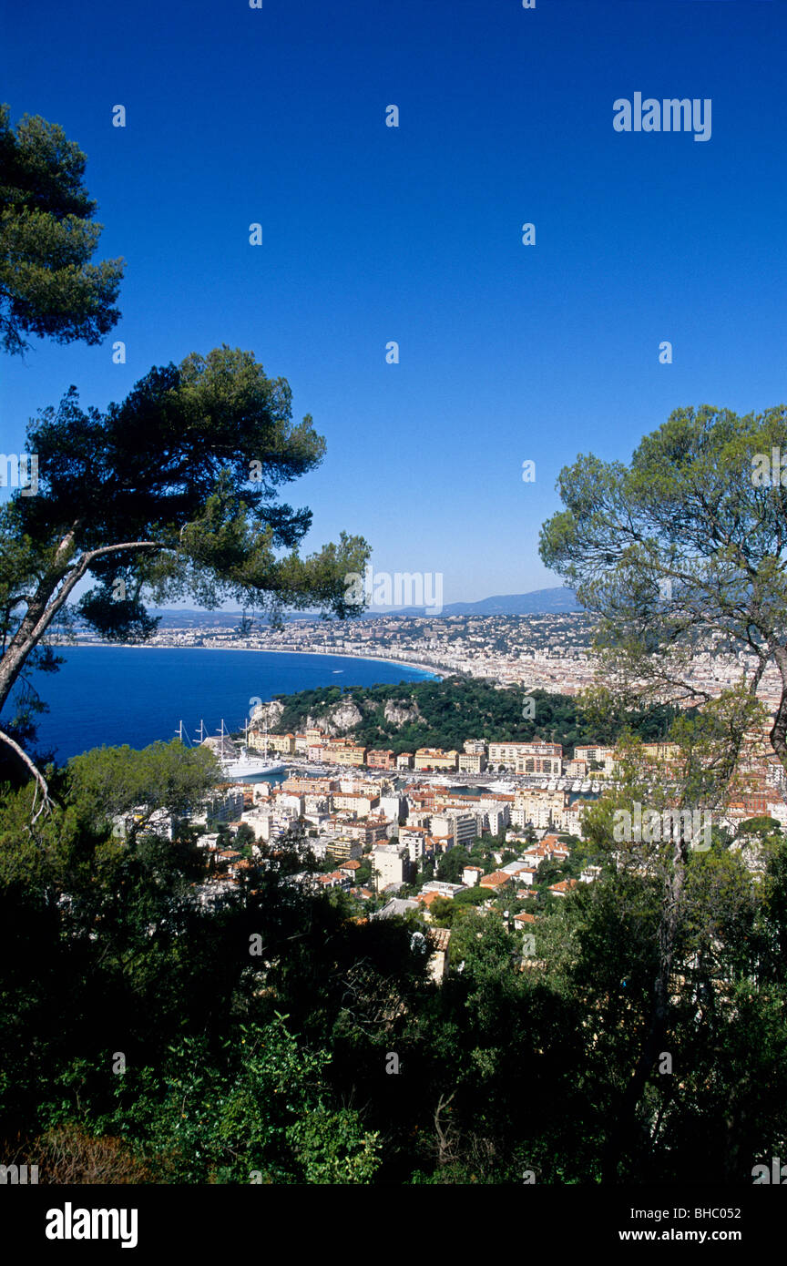 Overview of the city of Nice Stock Photo - Alamy