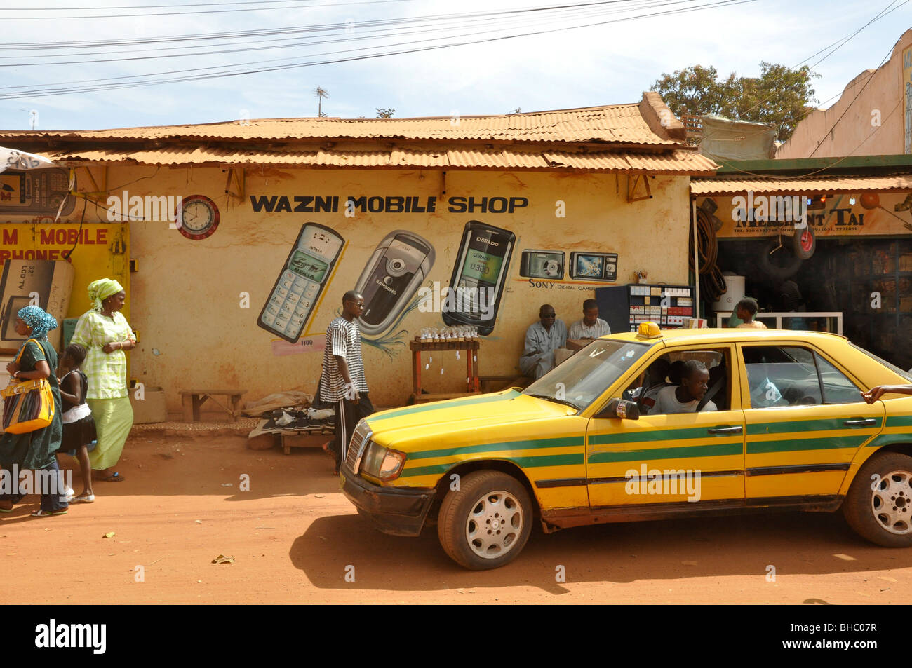 Serrekunda is the biggest town, The Gambia Stock Photo - Alamy
