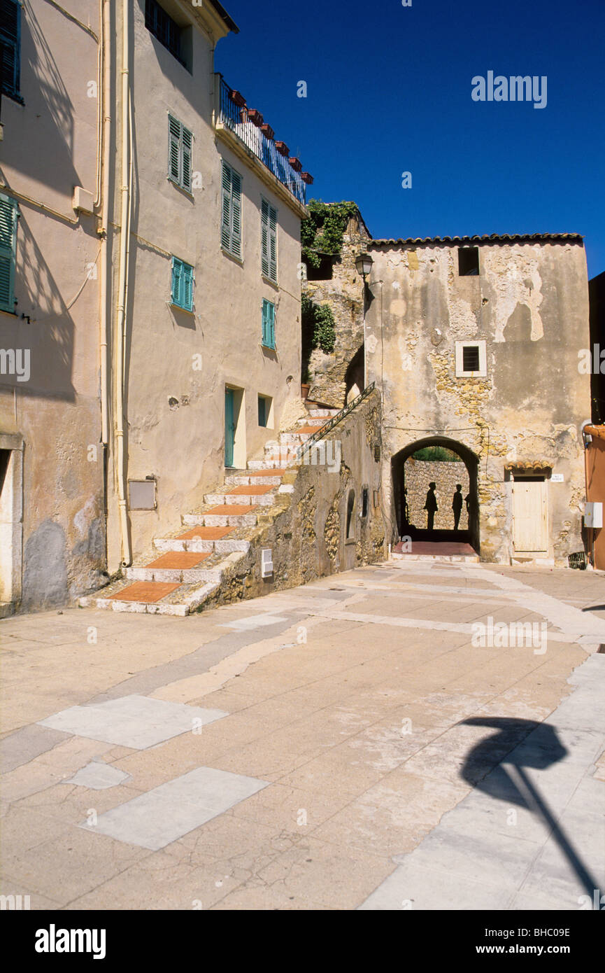 The medieval village of Roquebrune Stock Photo - Alamy