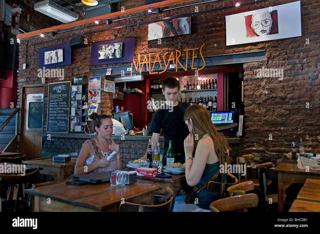 Soho Palermo Viejo Bar Cafe Pub Buenos Aires Restaurant Argentina Stock ...