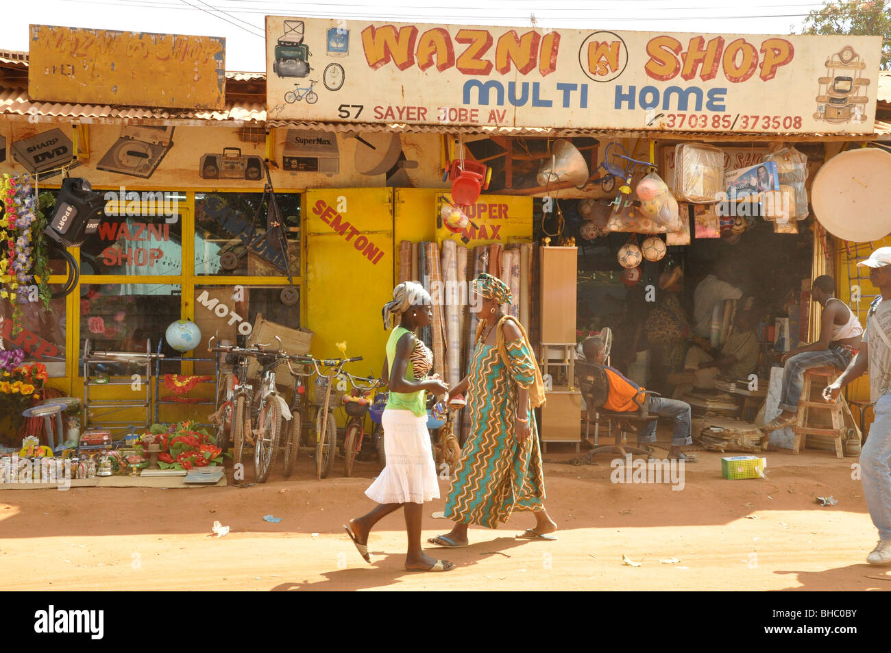Serrekunda is the biggest town, The Gambia Stock Photo - Alamy
