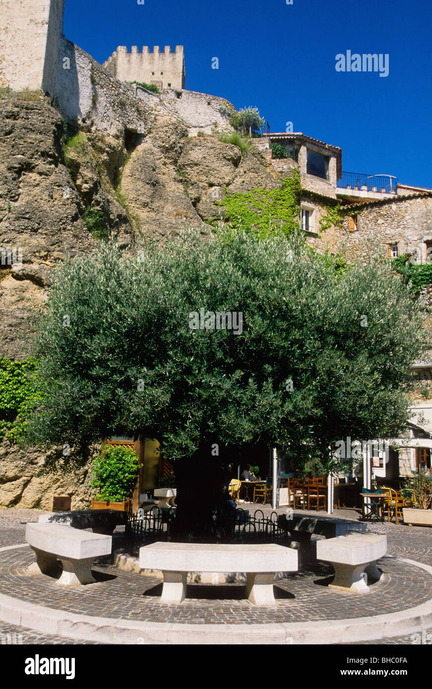 The medieval coastal village of Roquebrune Stock Photo - Alamy