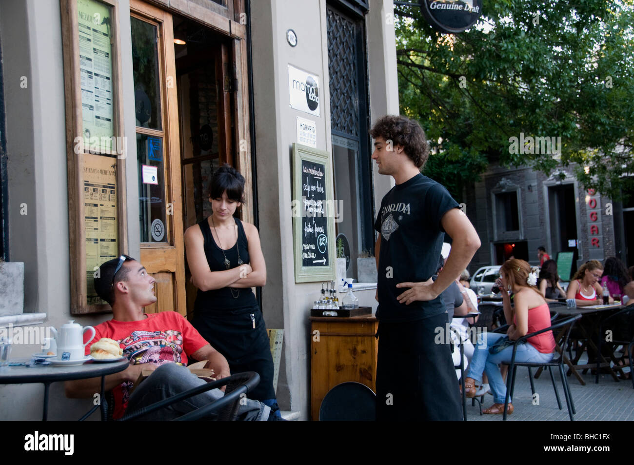 Palermo viejo bar cafe pub buenos aires argentina hi-res stock ...