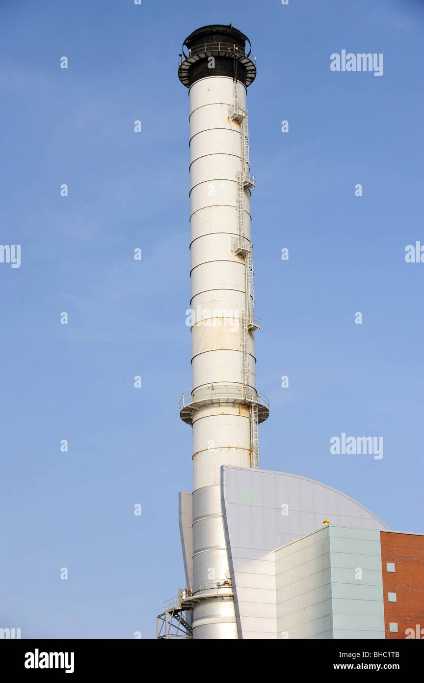 Shoreham power station chimmney Stock Photo - Alamy
