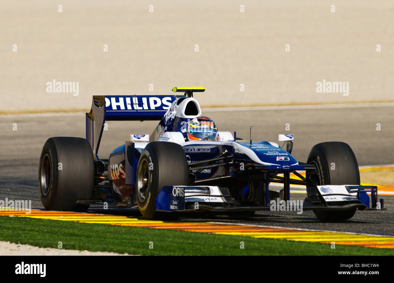 Nico HUELKENBERG (GER) driving the Williams FW31 Formula One racing car ...