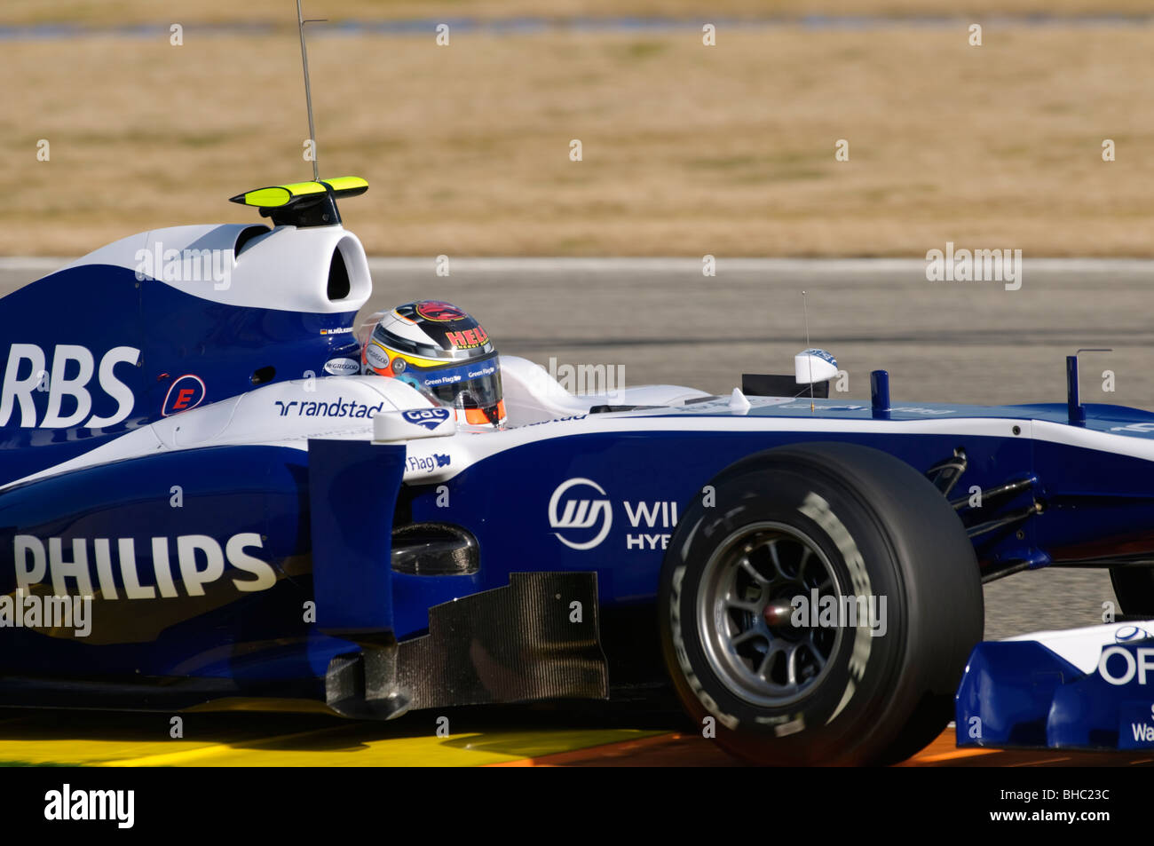 Nico HUELKENBERG (GER) driving the Williams FW31 Formula One racing car ...