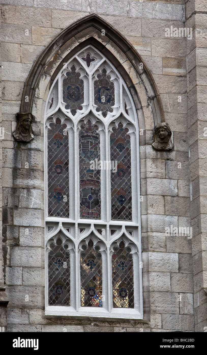 Window of Chapel Royal in Dublin Castle. Dublin, Ireland Stock Photo ...