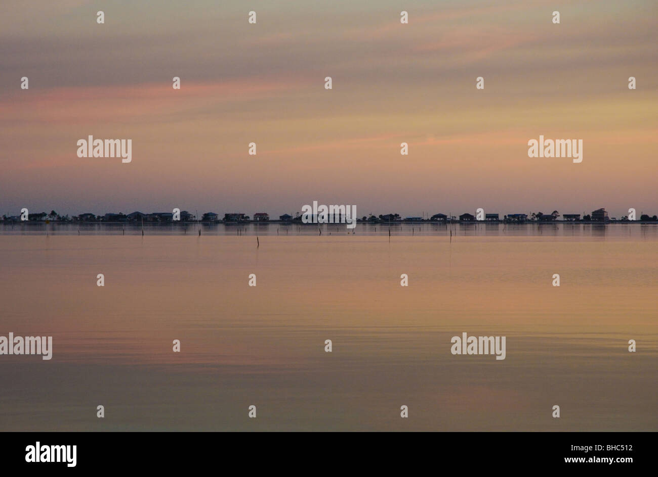 Beach houses on Alligator Point, Florida Stock Photo - Alamy