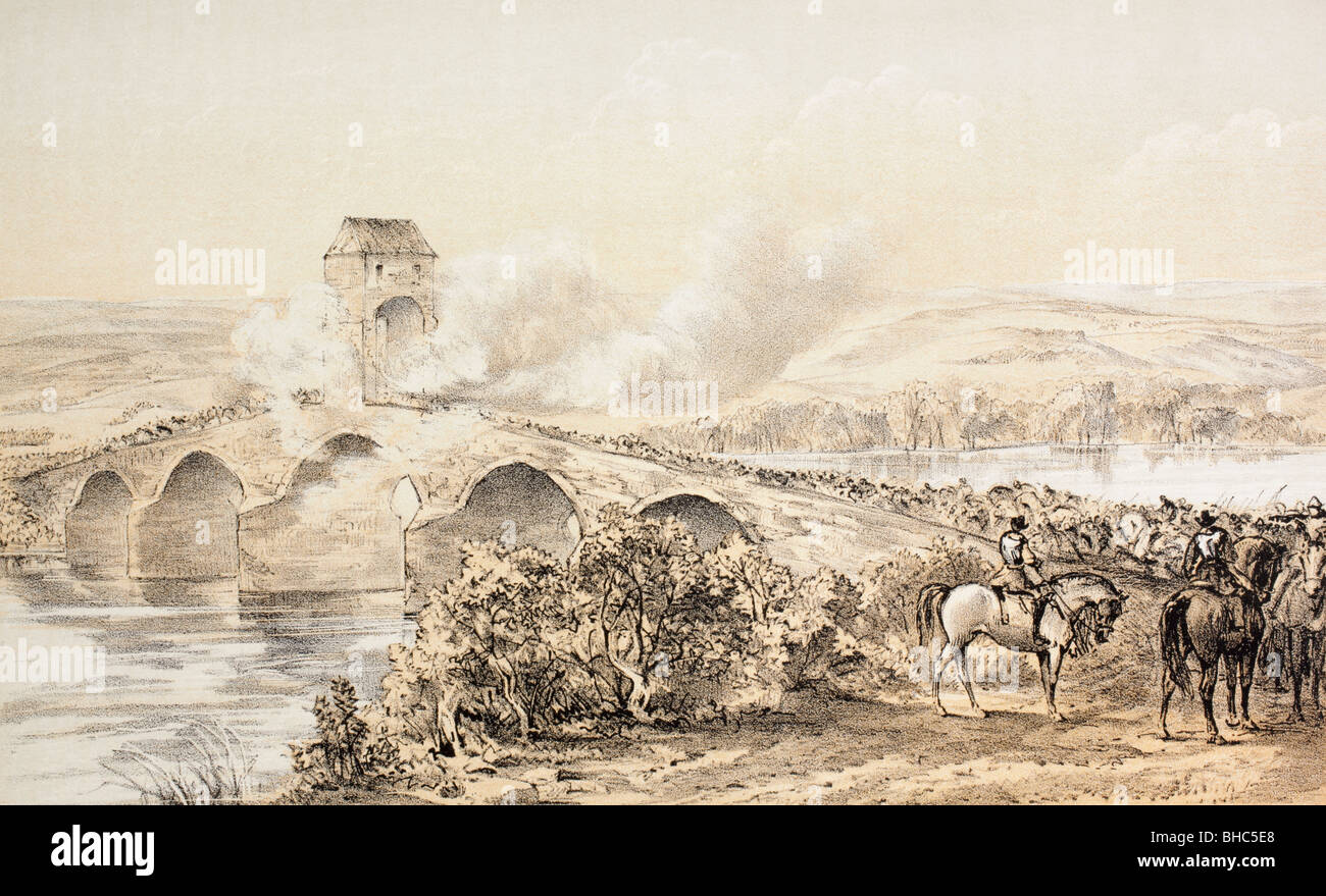 The Battle of Bothwell Bridge, Scotland, 22nd June 1679 Stock Photo - Alamy